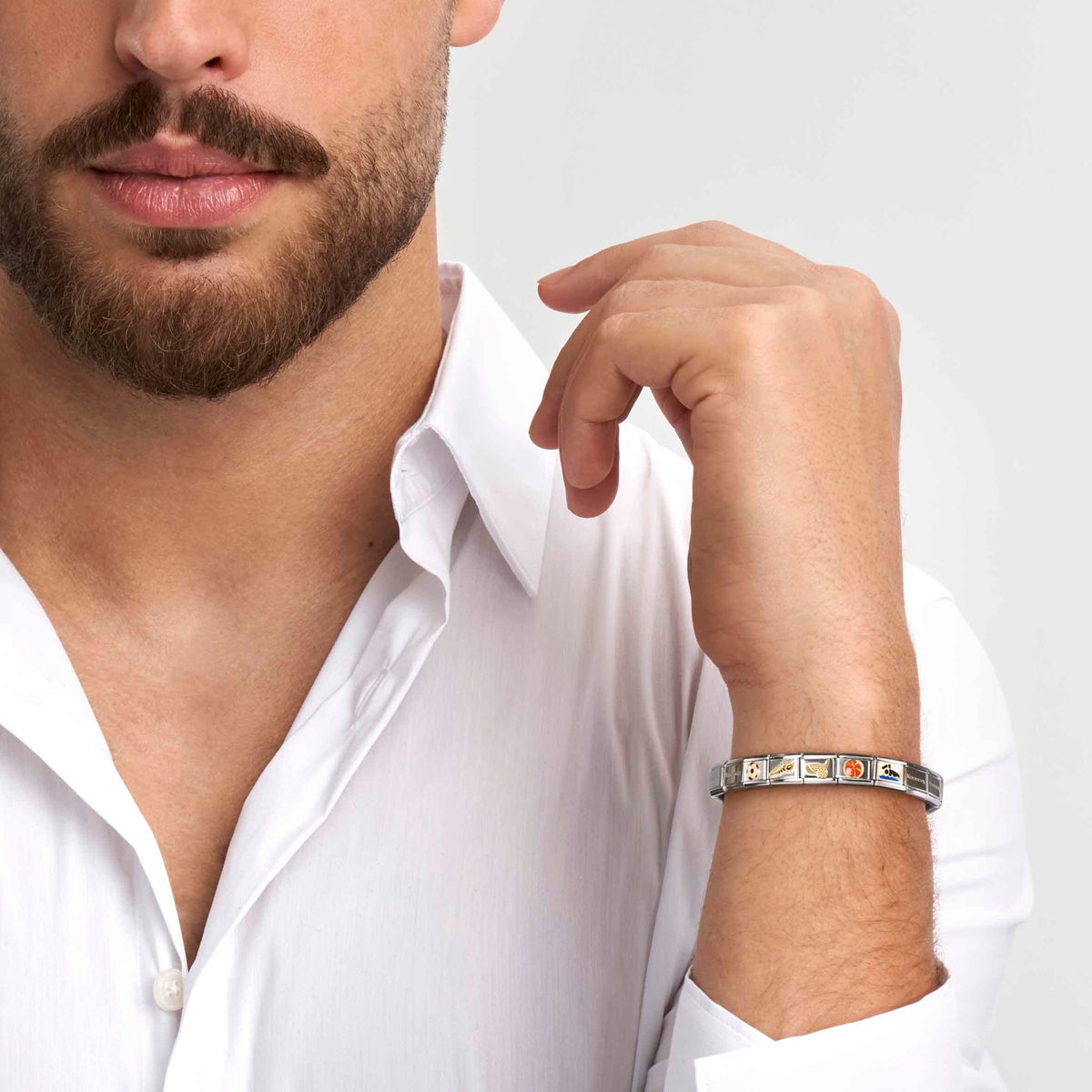 Nomination Composable Link Male Nurse, 18K Gold & Enamel - 030166-49