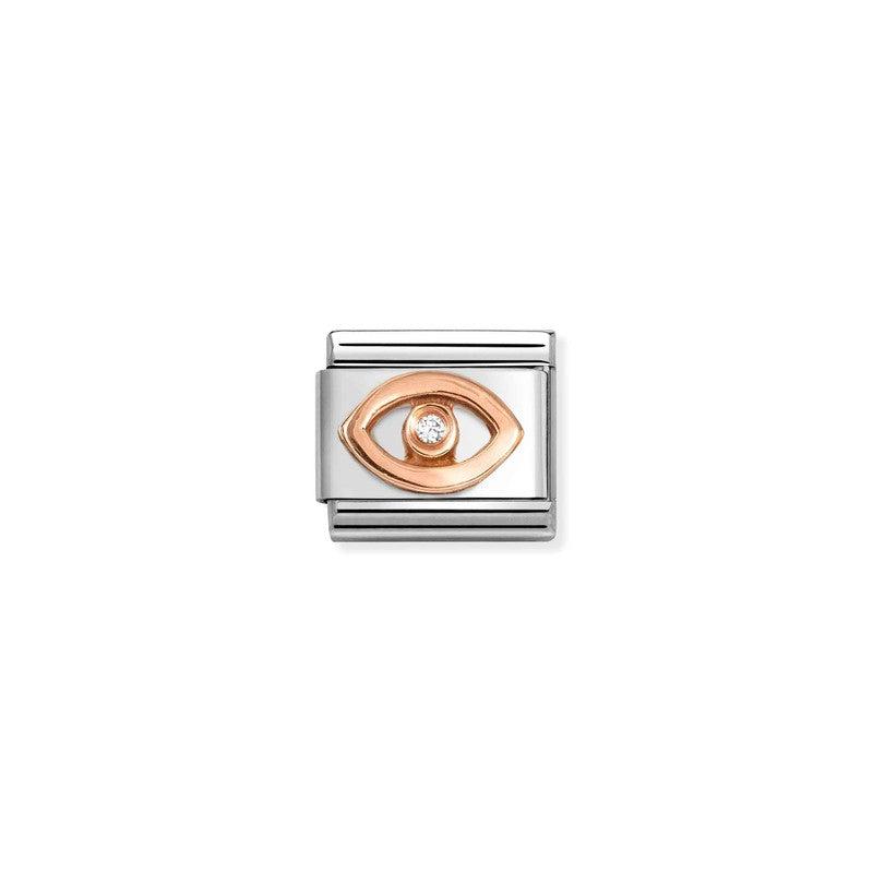 Nomination-Composable-Link-Evil-Eye-Cubic-Zirconia-9K-Rose-Gold_15f2b53f-df25-4a8b-9ca1 ...