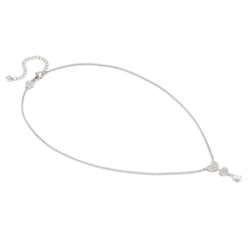 Nomination-Lucentissima-Necklace-Heart-Pear-Shape-Pendant-White-Cubic ...